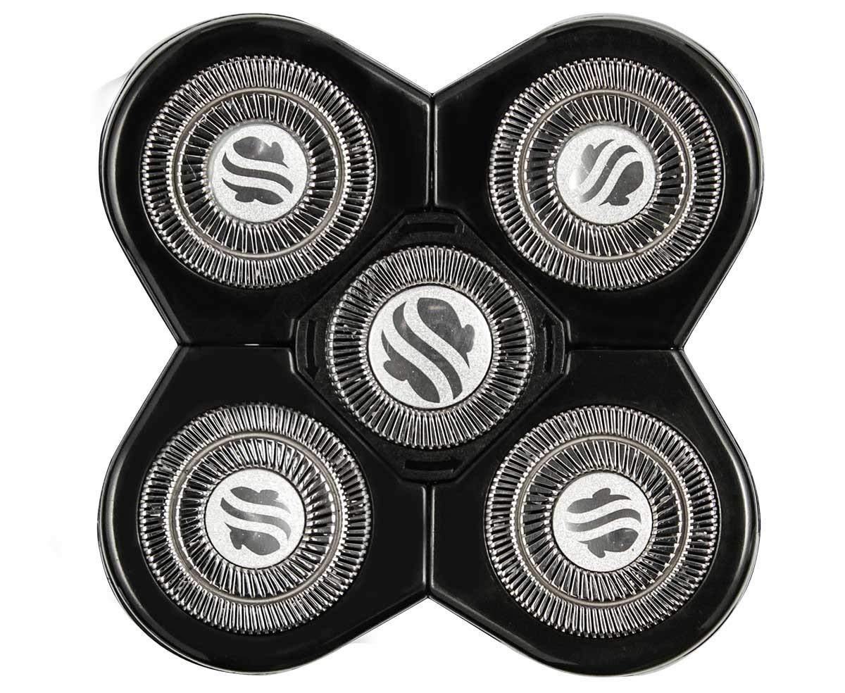 Skull Shaver Forte Replacement Shaver Head Blade Waterproof Electric Razor Wet & Dry Compatible with All Pitbull, Palm & Butterfly Kiss Shavers