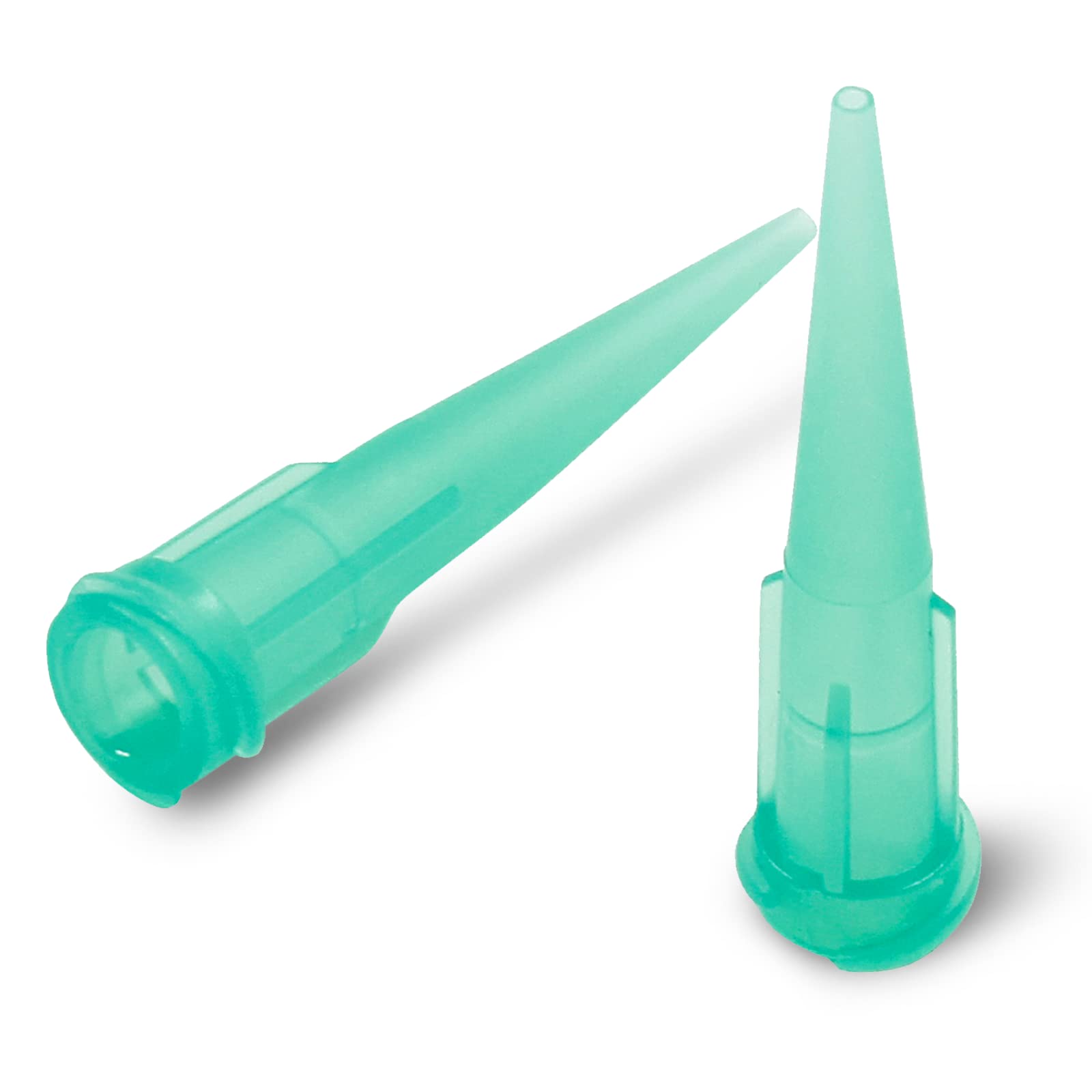 Zorveiio 50 Pack 18Ga 1.18 Inch Blunt Tip Dispensing Neddle,Green Plastic Syringe Blunt Tip Neddle,Tapered Luer Lock Dispensing Needles for Industrial Use