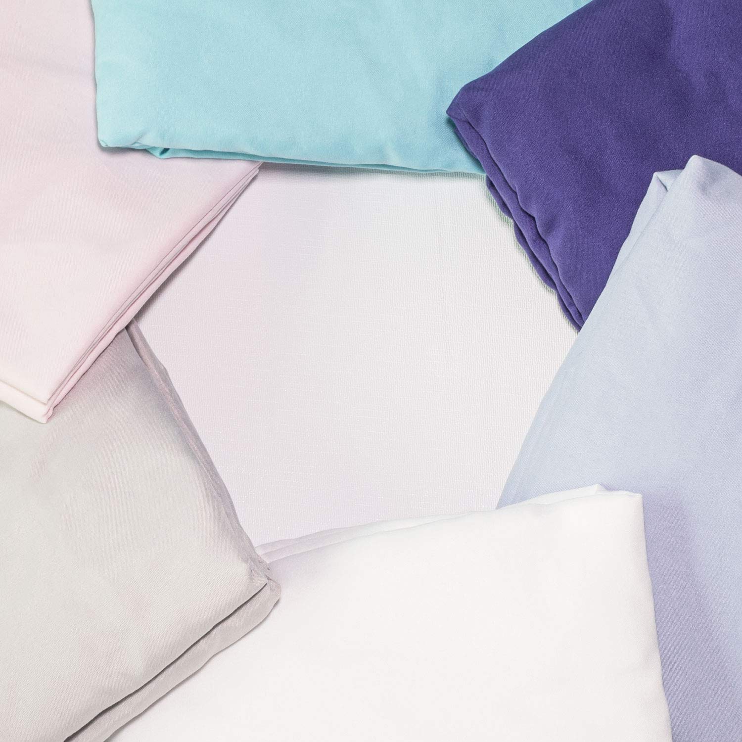 THE BASIC LIVING Extra Soft Microfiber Standard Crib Sheet, Breathable Cool Toddler Mattress Fitted Sheet, 28 x 52 inches Baby Sheet for Boys Girls, Aqua Splash