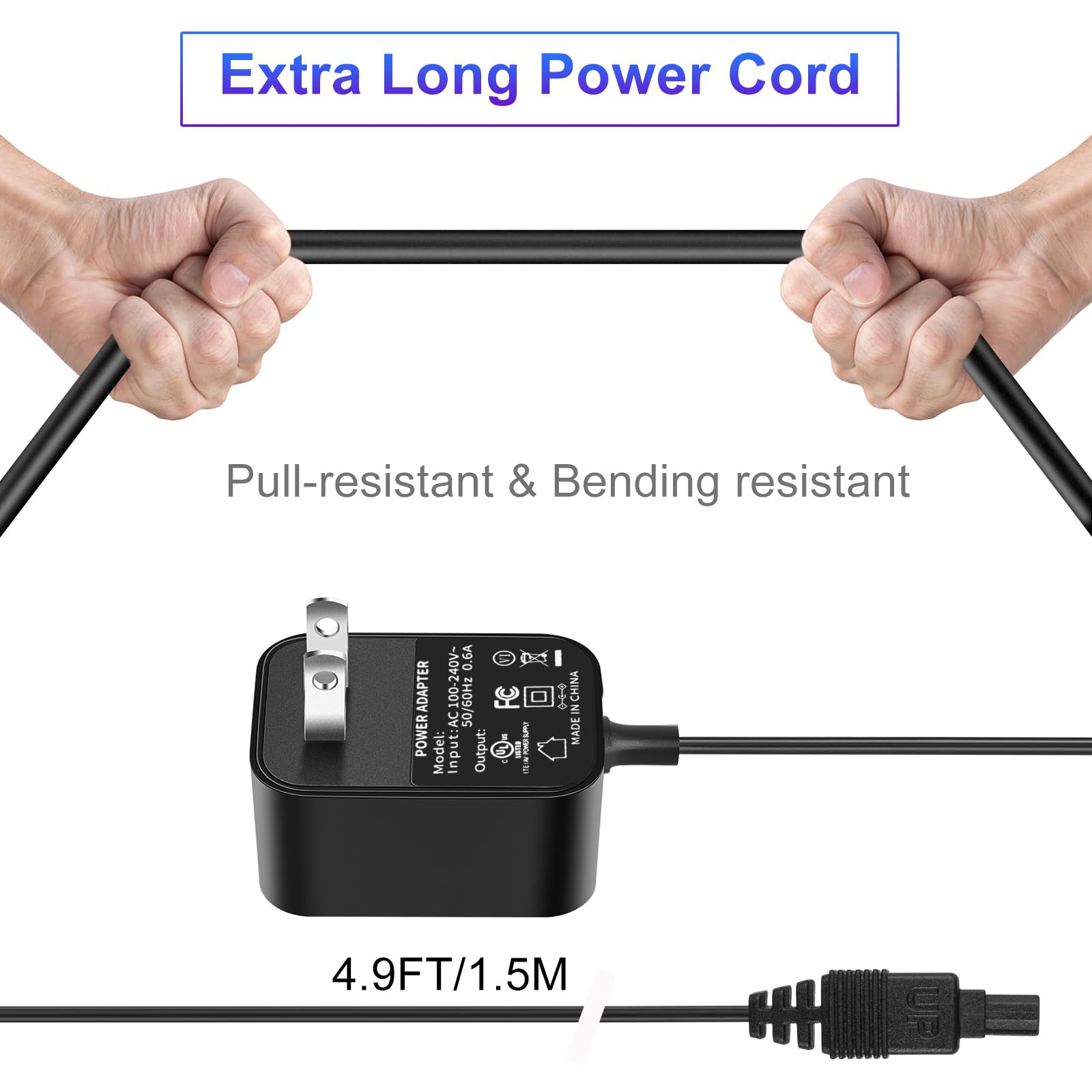 Charger for Shark V2945Z V2950 XA2950 Carpet Sweeper Power Cord Replacement P/N YLS0041-T110025 Vacuum AC/DC Adapter Supply