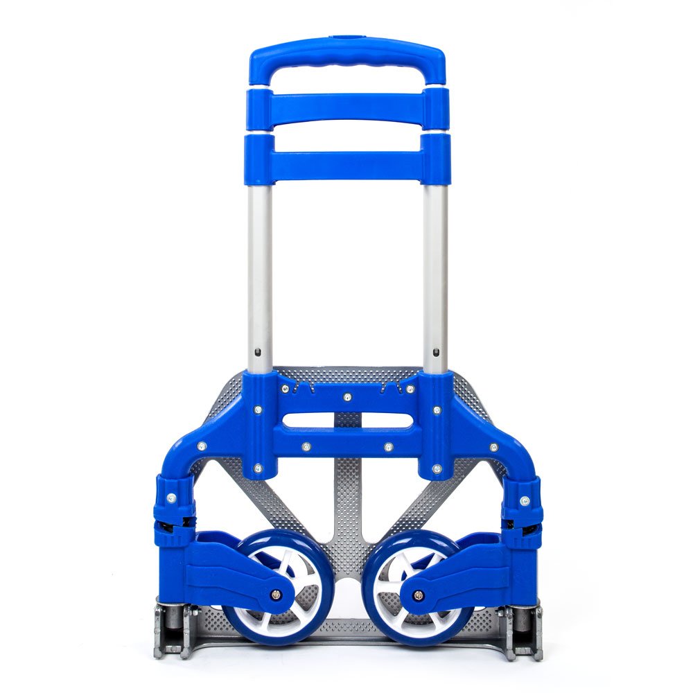 Trlec gt4-ly and Durable Portable Folding Collapsible Aluminum Cart Push Truck Trolley Blue