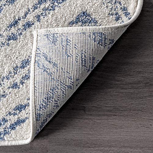 nuLOOM Rosanne Geometric Runner Rug, 2' 6" x 6', Blue