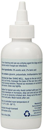 Dechra MalAcetic Otic Pet Ear Care Supplies, 4-Ounce