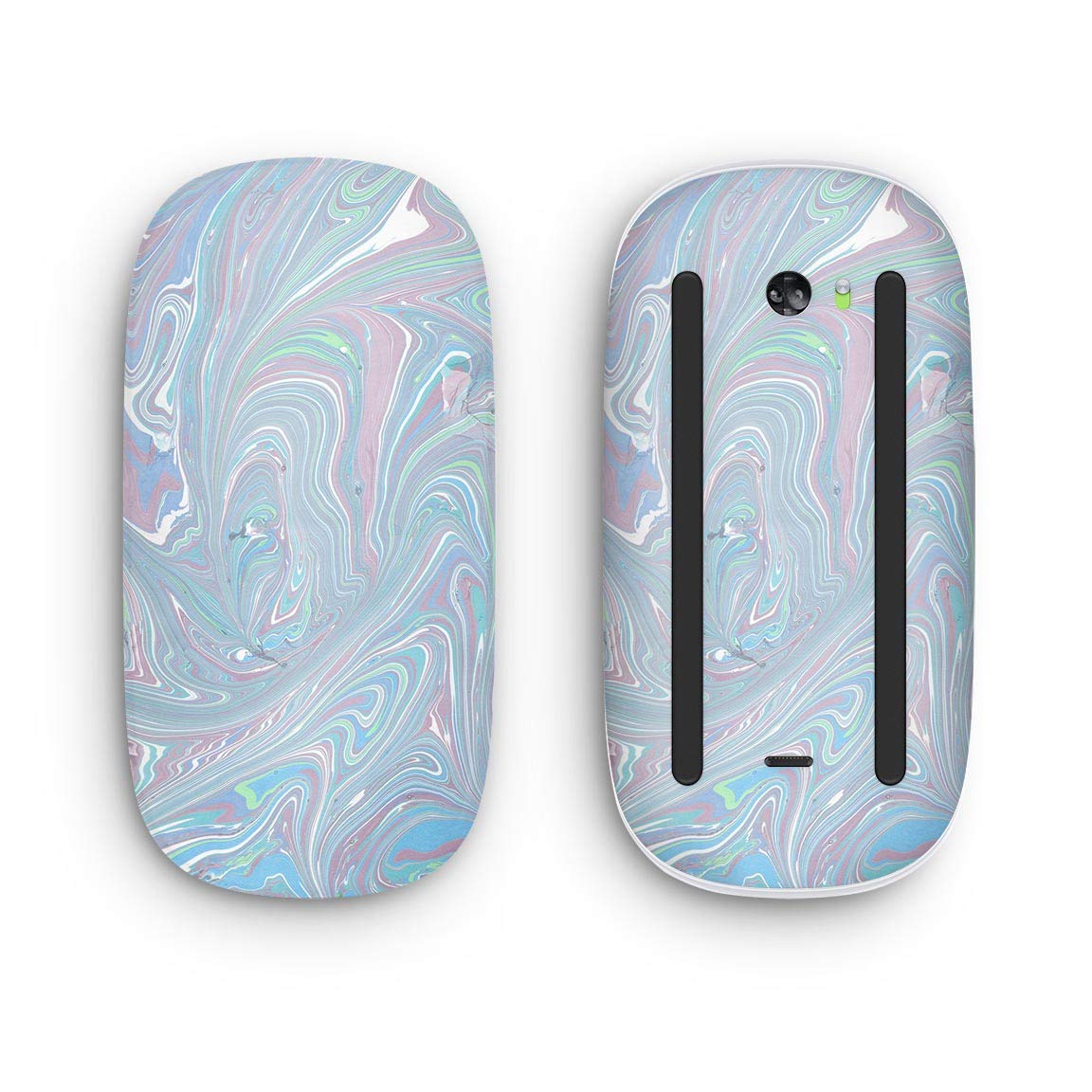 Design Skinz Marbleized Swirling Color Passion Vinyl Decal Compatible with The Apple Magic Mouse 2 (Wireless, Rechargable) with Multi-Touch Surface
