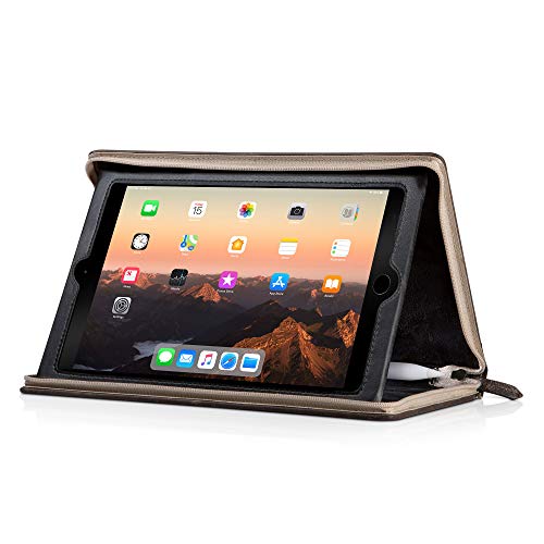 Twelve South BookBook Case for iPad Mini 5 | Hardback Leather Cover with Multi-Angle Viewing and Apple Pencil Slot (Brown)