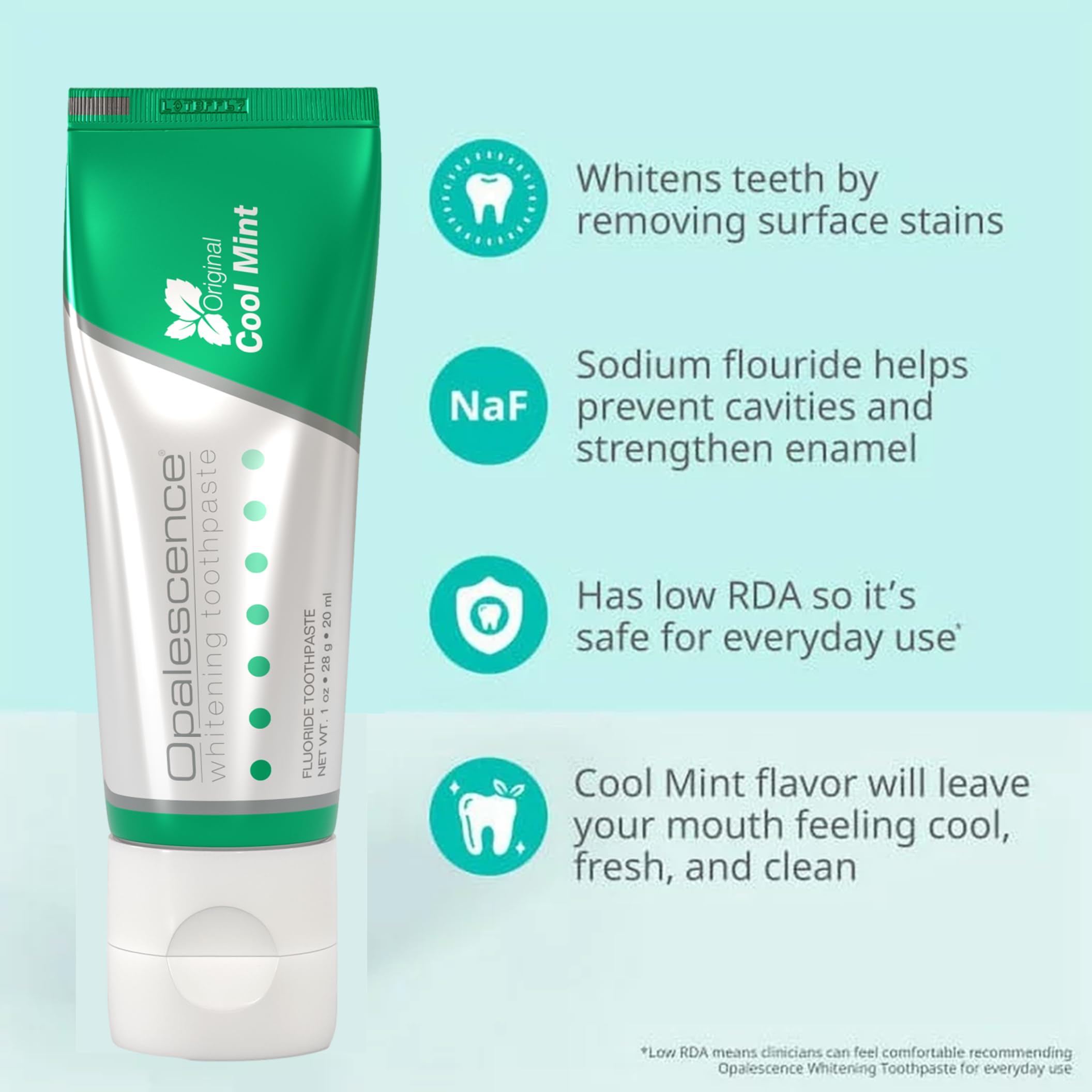 Opalescence GO 15% (10 Treatments) Original Prefilled Teeth Whitening Trays w/Travel Whitening Toothpaste 1.0 Oz. Hydrogen Peroxide - Cool Mint - Made by Ultradent.