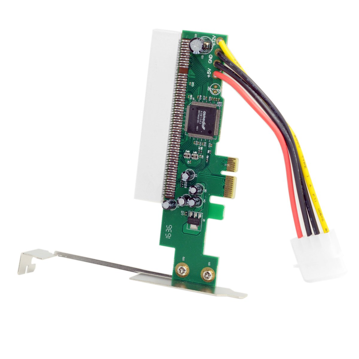 Cablecc PCI-Express PCIE PCI-E X1 X4 X8 X16 to PCI Bus Riser Card Adapter Converter with Bracket for Windows