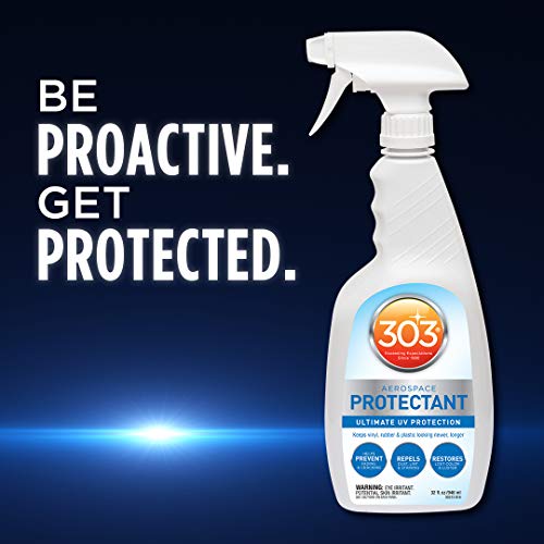 303 Products Aerospace Protectant – UV Protection – Repels Dust, Dirt, & Staining – Smooth Matte Finish – Restores Like-New Appearance – 32 Fl. Oz. (30313-6PK)
