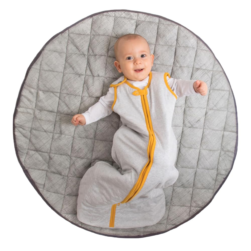 Malabar Baby Organic Cotton Lightweight Wearable Blanket, TOG 0.6 Baby Sleeping Sack for Newborns, Unisex, Erawan, Extra Large (36-48M)