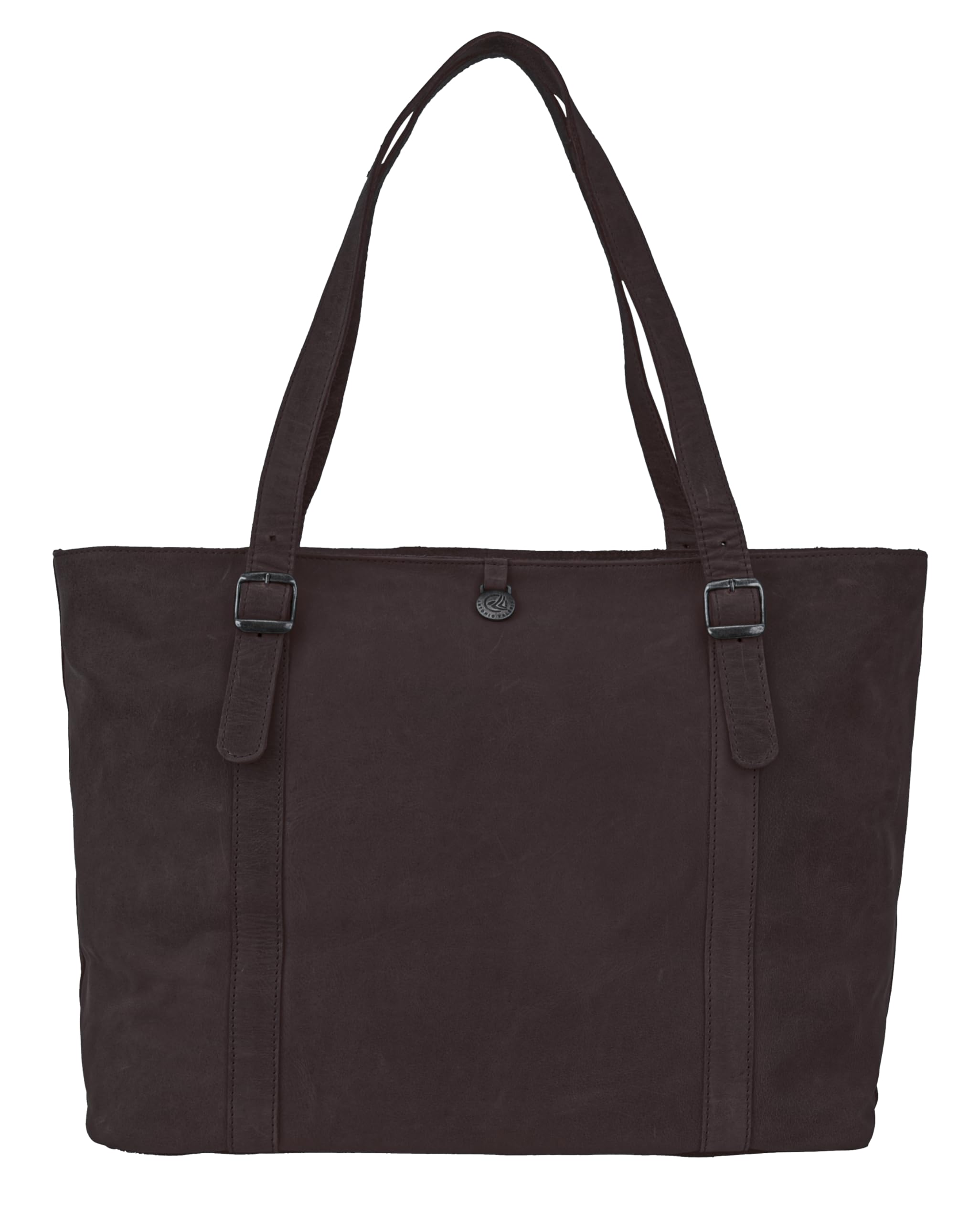 ANTONIO VALERIA Sage Blue Crazy Horse Leather Shoulder Bag for Women