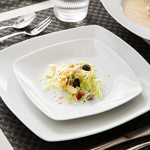 ZLDGYG A 18-Piece Ceramic Porcelain Tableware Dinner Set with 6Dinner Soup Dessert Plates Set Service for 6 Person