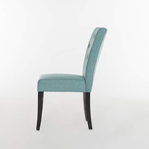 Christopher Knight Home Nyomi Fabric Dining Chair, Blue