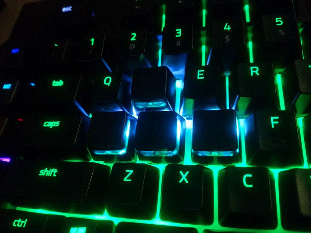 Handmade R4/ECS Keycap Resin Solid Wood Shine Through Backlit Key Cap OEM Profile for Cherry MX Mechanical Keyboard Gaming Replacement (Ebony)