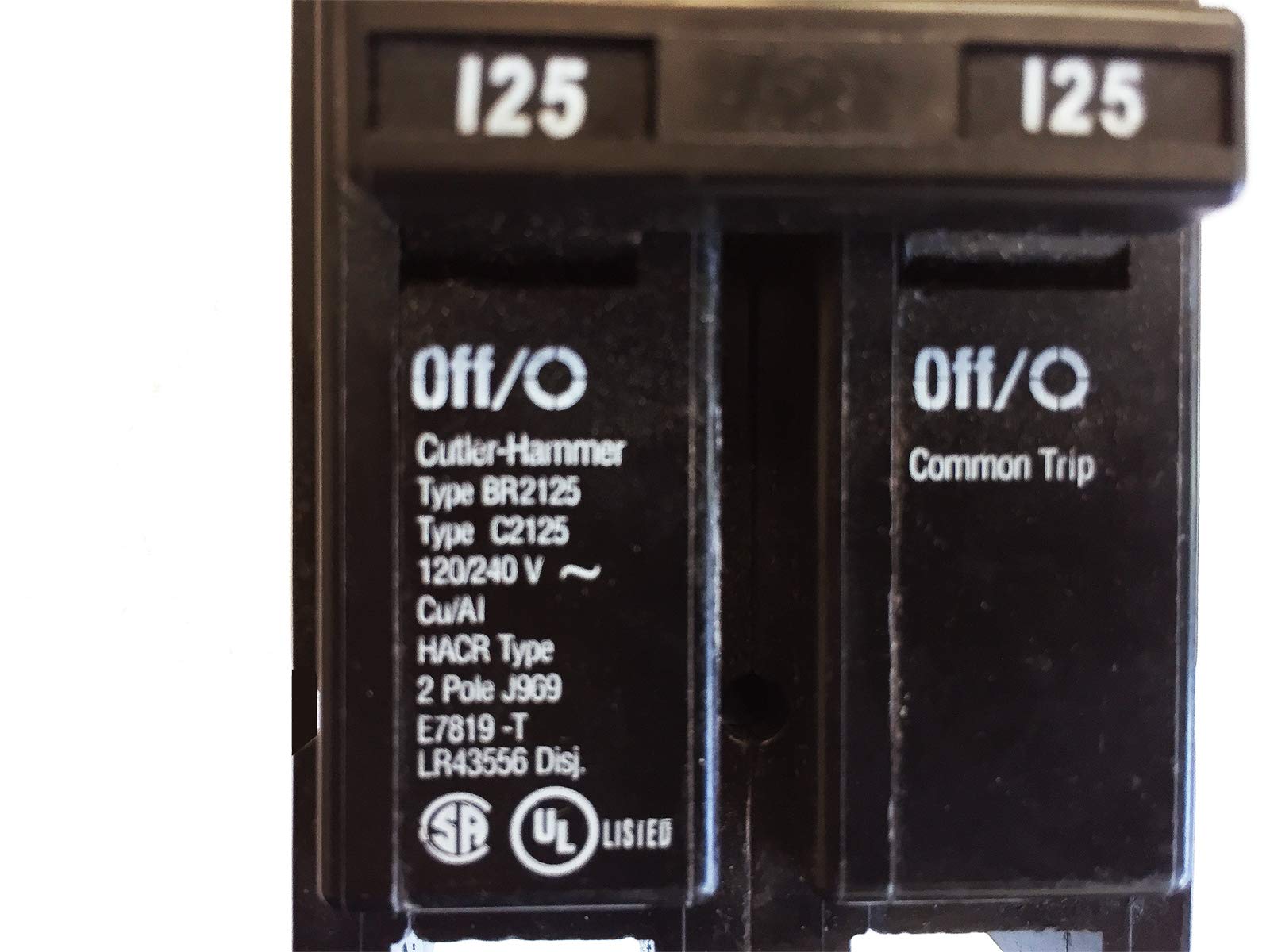 BR2125 - Cutler Hammer Circuit Breakers