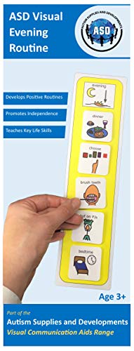 Morning/Evening Routine Bundle (Plastic, Washable, Visual schedules for Autism/Learning Disabilities/ADHD)