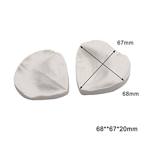 AK ART KITCHENWARE Eustoma Lisianthus Petal Veiner Stainless Steel Cutters Gum Paste Flower Molds Veining Mold for Wedding Cake Decorating Supplies A332&VM175