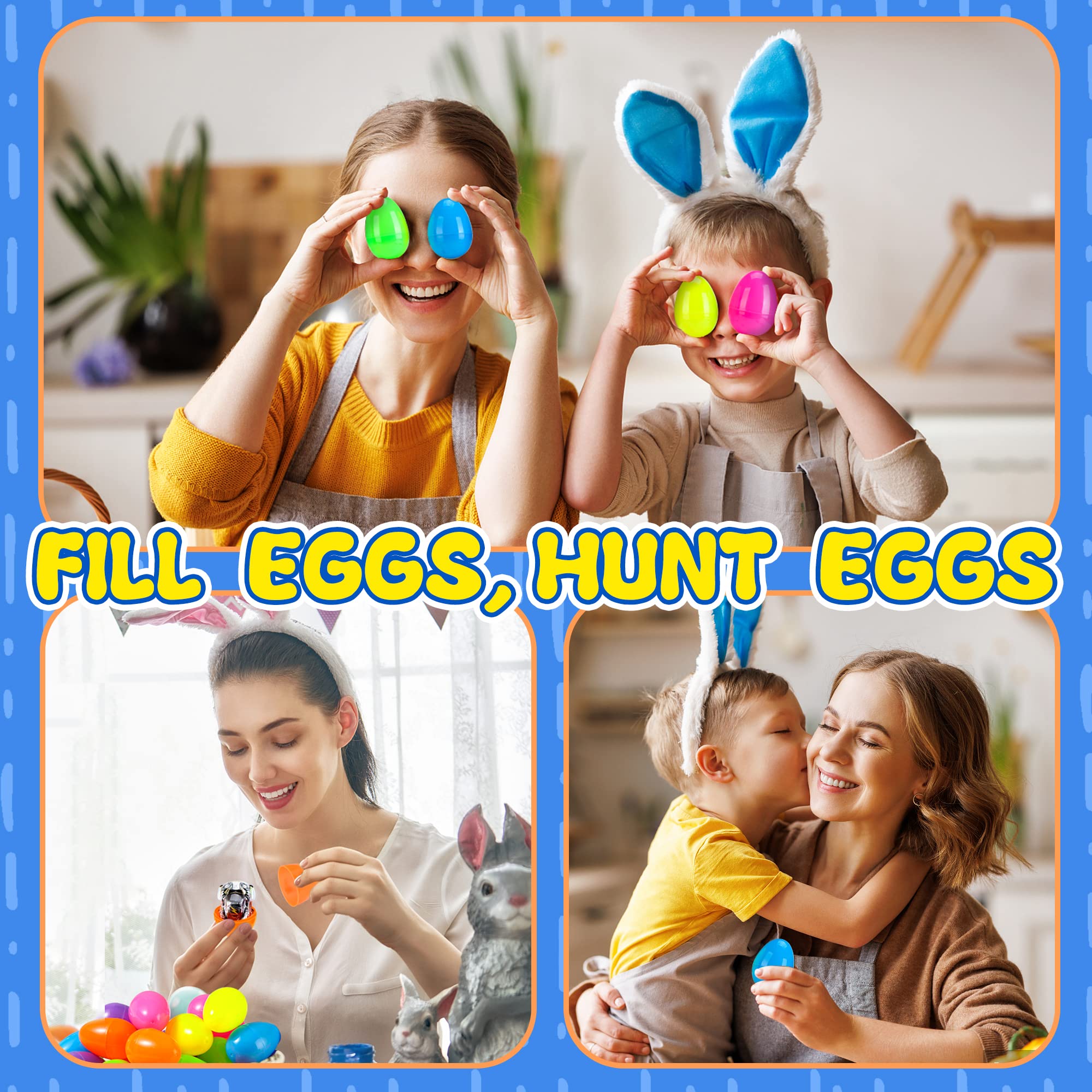 30Pack Easter Eggs With Pull-Back Car Toys, Easter Basket Stuffers Easter Egg Fillers Easter Gifts for Boys Toddlers, Small Toys for Easter Eggs Plastic Eggs for Easter Egg Hunt Party Favors