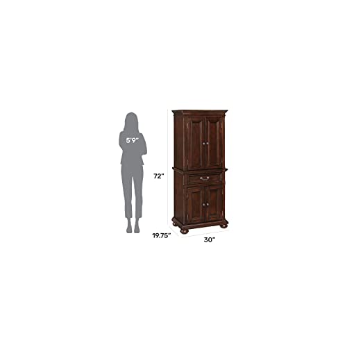 Colonial Classic Dark Cherry Pantry Cabinet by Home Styles