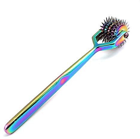 Wartenberg Neuro Pinwheel Stainless Steel 5 Head Diagnostic Instrument Pin Wheel - Multi Color Rainbow