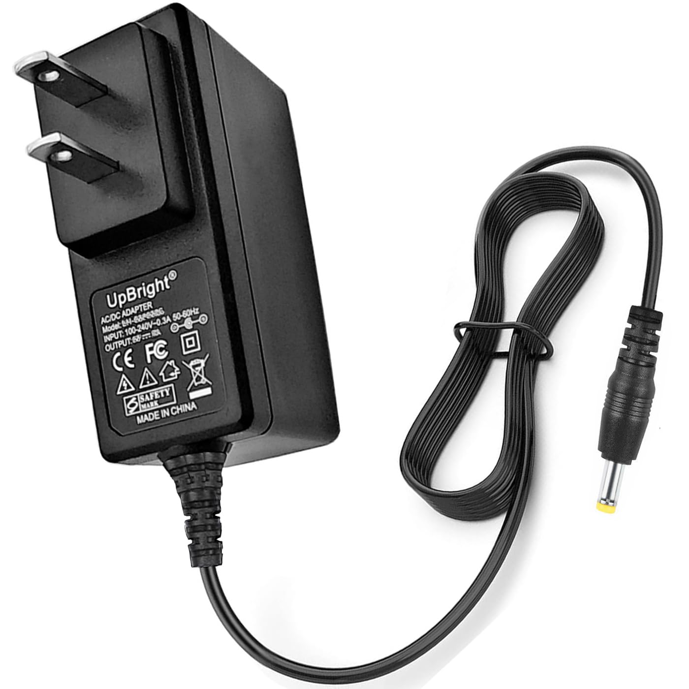 UpBright 9V AC/DC Adapter Compatible with Insignia NS-P10DVD18 NS-DD10PDVD19 NS-P10DVD20 NSP10DVD18 NSDD10PDVD19 NSP10DVD20 10" Portable DVD Player 9VDC 2A Power Supply Cord Cable Battery Charger PSU
