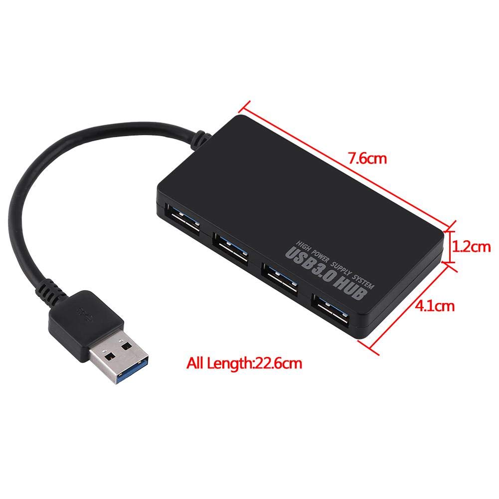 Ultra-Slim Data USB Hub USB C to USB Hub 4 Ports Type C to USB 3.0 Hub USB C to USB Adapter Support 7/8/10, Vista, XP, 2003/2000/ME, OS X, Linux Systems