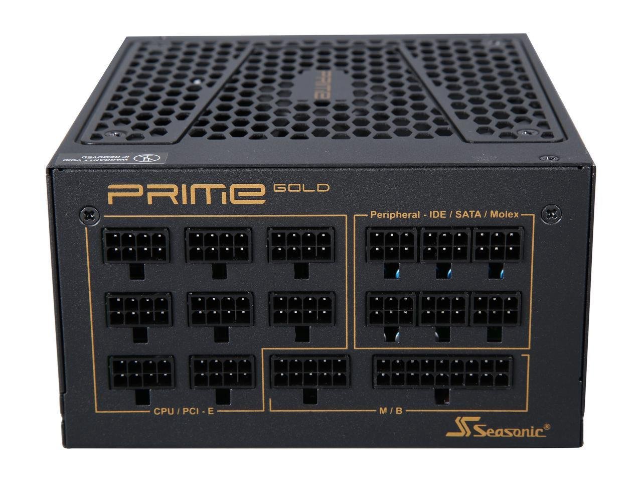 Seasonic PRIME GX-1300 | 1300W | 80+ Gold | Full Modular | ATX Form Factor | Low Noise | Premium Japanese Capacitor | 12 Year Warranty | Nvidia RTX 30/40 Super & AMD GPU Compatible (Ref. SSR-1300GD)