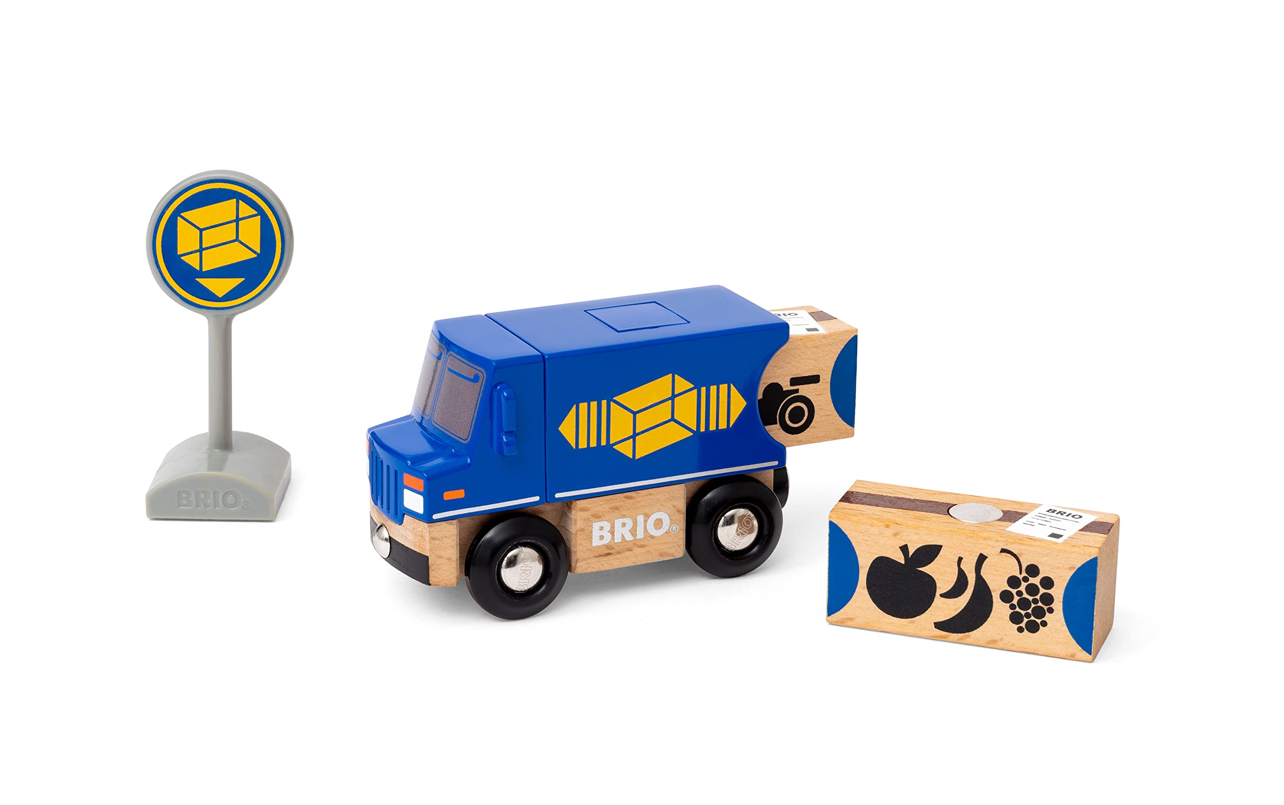 BRIO World – 36020 Delivery Truck | Train Set Accessory Toy for Kids Age 3 Years and Up