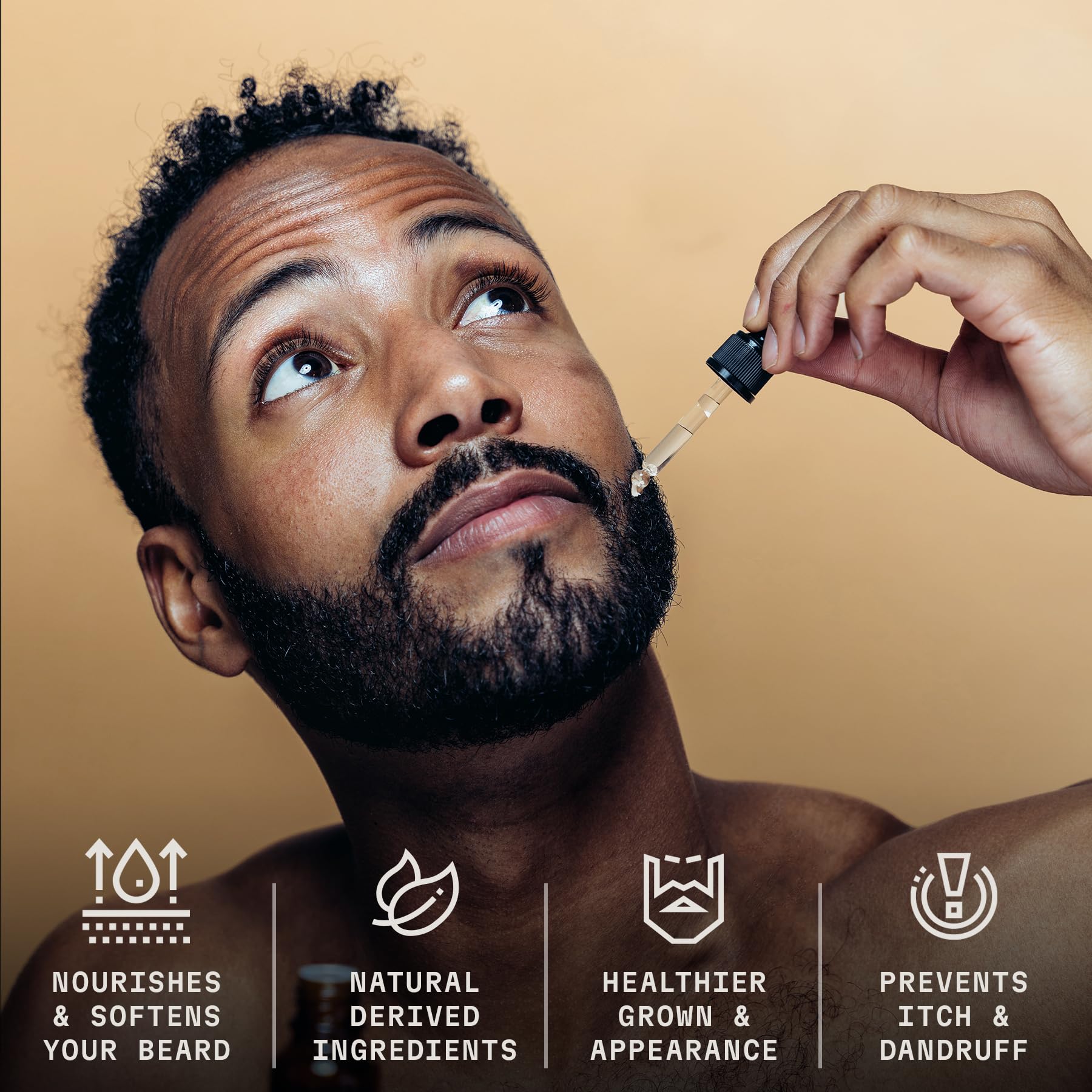 Striking Viking Scented Beard Oil Conditioner for Men - Natural Organic Formula with Tea Tree, Argan and Jojoba Oils - Softens, Smooths, and Strengthens Beard Growth (2 Fl Oz (Pack of 1), Sandalwood)