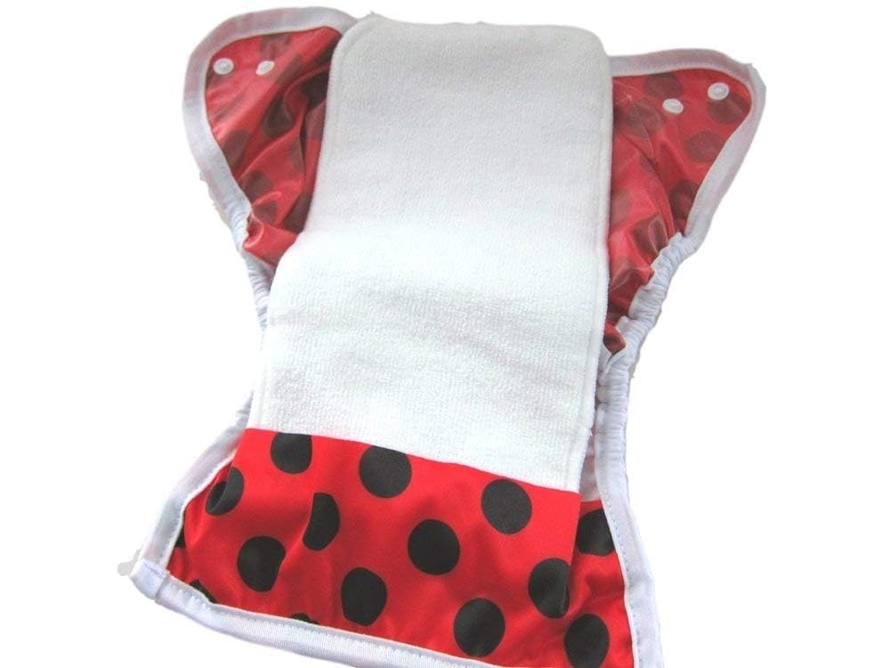 Kawaii Baby 6 Happy Leak-Free Cloth Diaper Covers, Double-Layer adjustable to fit babies 8-36 pounds, Animal Club