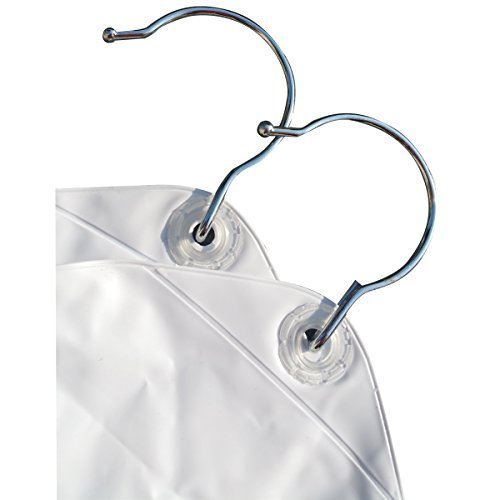 Coralpearl Inflatable Hanger Travel X 4, White Round Shoulder, Portable Folding Clothes Drying Rack in Metal Hook,Space Saving Coat Storage Set Non Slip Foldable for Home Car Camping Indoor Outdoor
