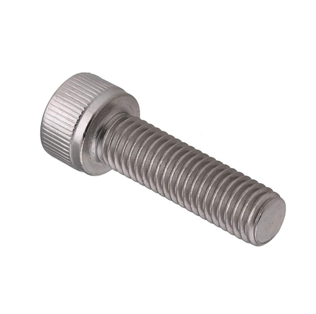 M3 x 20mm Socket Head Cap Screw, Full Thread,304 Stainless Steel Hex Socket Cap Bolts 100pcs
