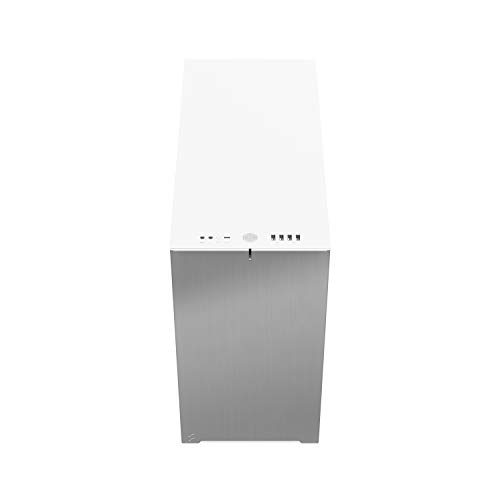 Fractal Design Define 7 White Brushed Aluminum/Steel E-ATX Silent Modular Tempered Glass Window Mid Tower Computer Case