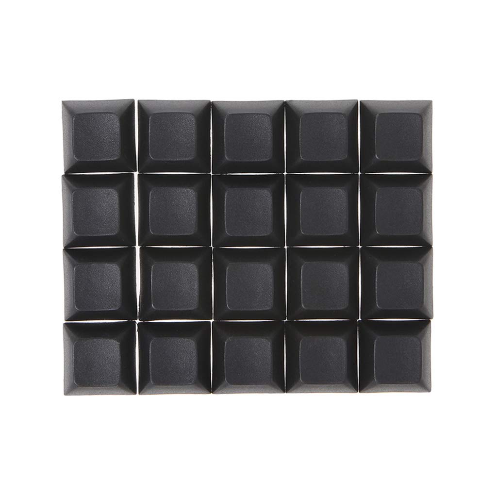 Y-QUARTER PBT Keycaps DSA 1u Blank Printed Keycaps for Gaming Mechanical Keyboard,Suit for Game Lover Gifts, Multicoloured, one size