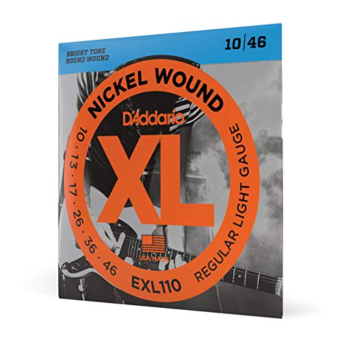 3 Sets - D'Addario EXL110 Nickel Wound Electric Guitar Strings, Light Gauge