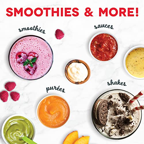Dash 16 oz Personal USB Bottle Blender with Travel Lid and Charging Cord, Single-Serve Smoothie and Juice Maker, Aqua
