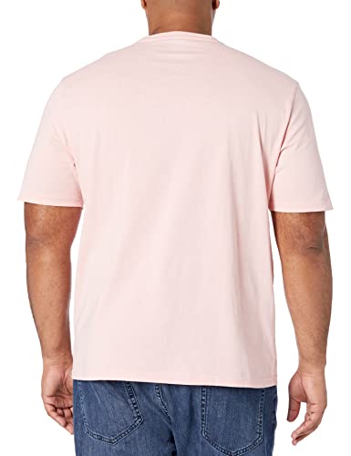 Amazon Essentials Men's Regular-Fit Short-Sleeve Crewneck T-Shirt, Pack of 2, Light Pink, Large