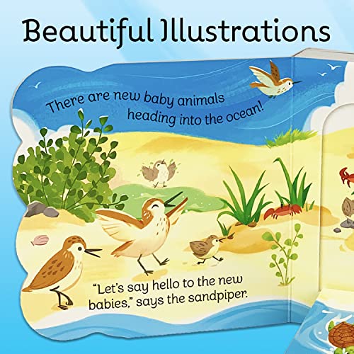 Babies in the Ocean- A First Lift-a-Flap Board Book for Babies and Toddlers (Babies Love)