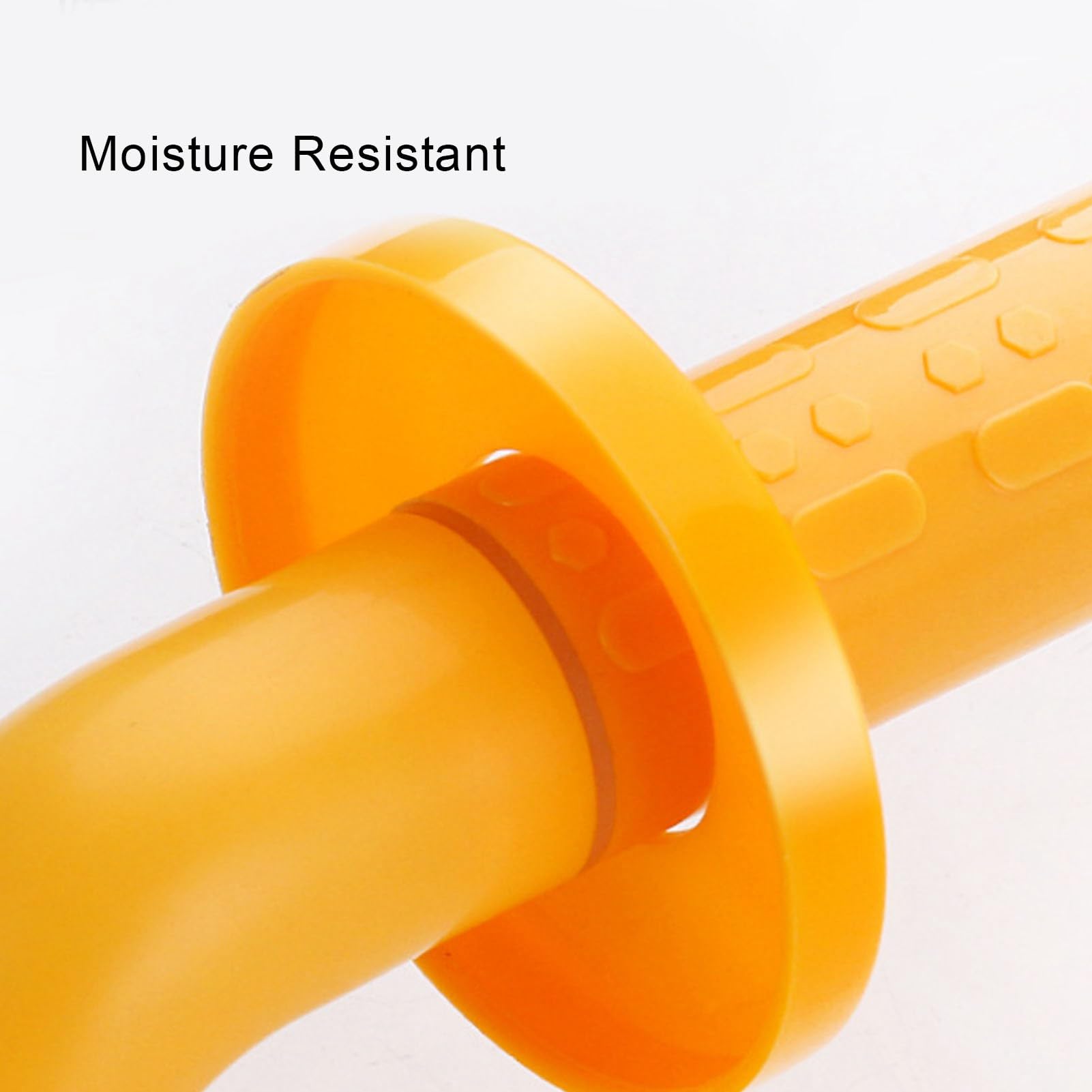 Bathroom Grab Bar, Shower Grab Bar, Bathroom Anti Slip Shower Handle Safety Handrail for Elderly People Handicap, for Bathtub Toilet Bathroom Kitchen Stairway Handrail (Yellow)