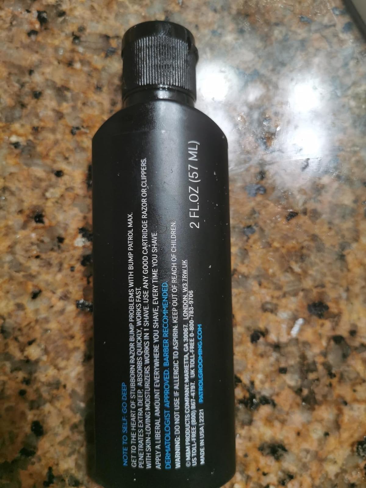 Bump Patrol Maximum Strength Aftershave Formula - After Shave Solution Eliminates Razor Bumps and Ingrown Hairs - 2 Ounces