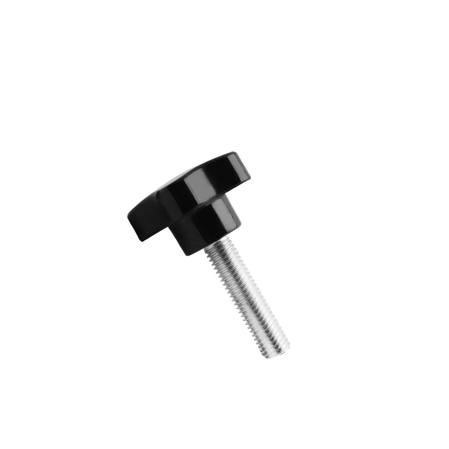 Othmro Black 12mm(M12) x 50mm Thread Replacement Star Hand Knob Tightening Screws 2Pcs
