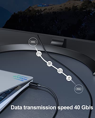 6.6Ft AC USB-C Cable Charger Fit for Mist1eag S7562 M2324 Pro 1 Laptop with 100W Charging Power Supply Cord