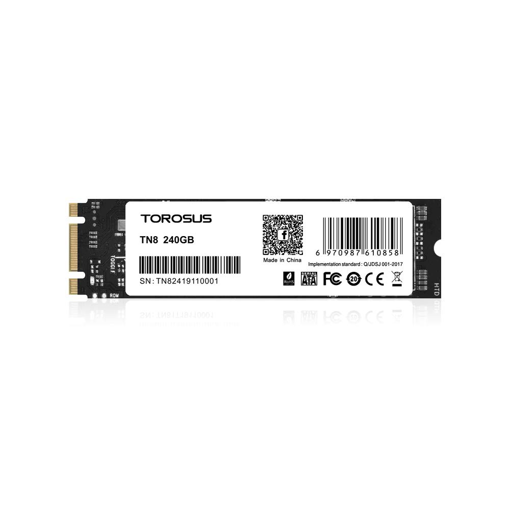 TOROSUS M.2 NGFF M.2 2280 240GB Solid State Drive Disk for Desktop PCs and MacPro
