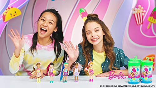 Barbie Color Reveal Chelsea Doll with 6 Surprises: Water Reveals Doll’s Look & Creates Color Change on Leotard Graphic