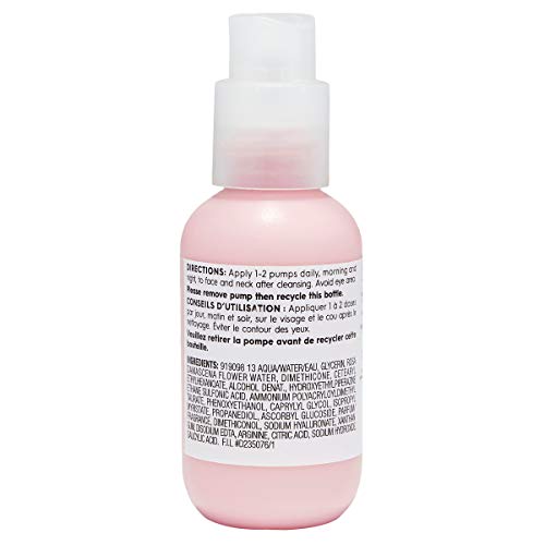 Garnier Water Rose 24H Moisture Gel with Rose Water and Hyaluronic Acid, Face Moisturizer for Normal to Combination Skin, 2.4 Fl Oz (72mL), 1 Count (Packaging May Vary)