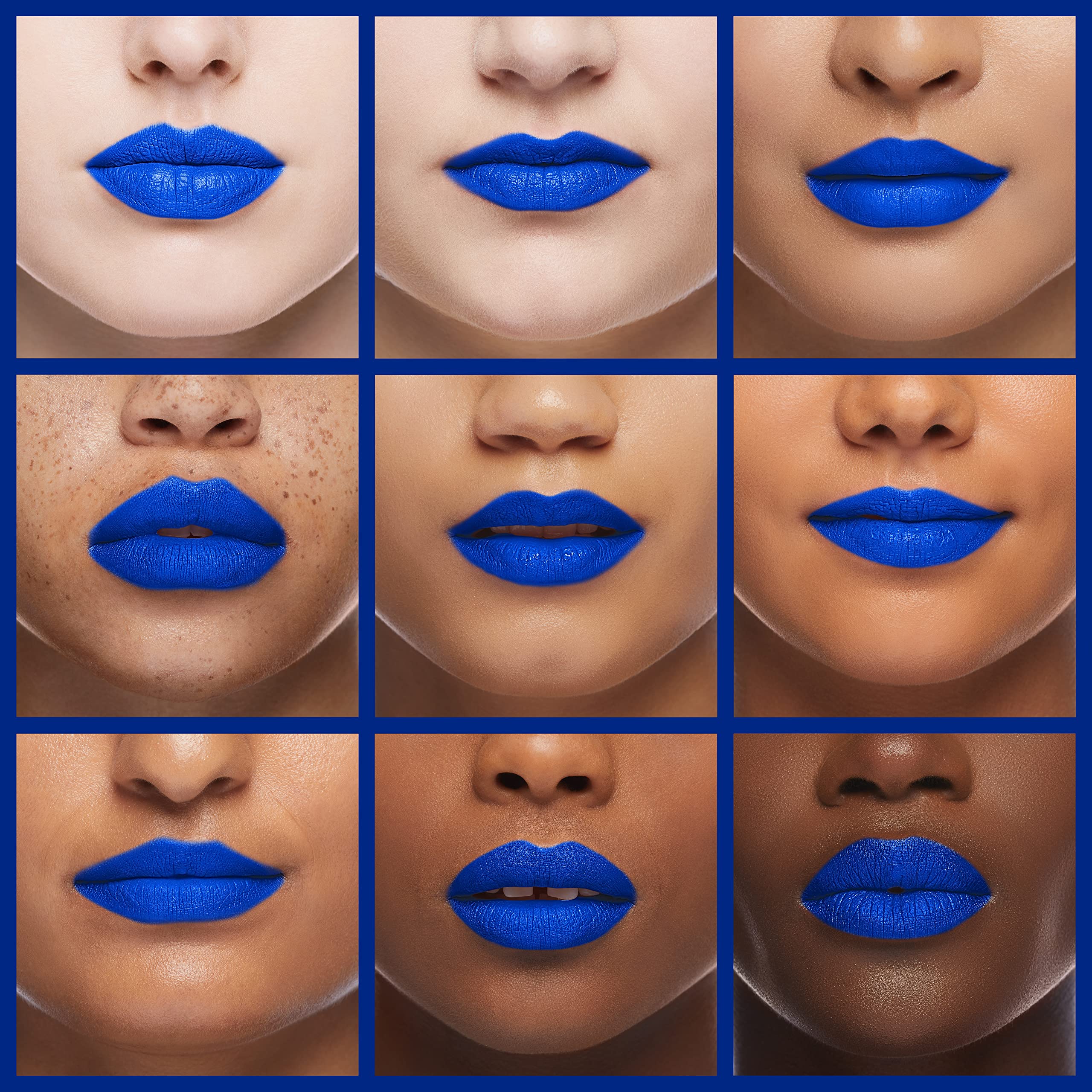 AMY'S DIARY 2pcs Blue Matte Lip Liner and Lipstick Makeup Set, Liquid Lipstick 24H and Lip Liner Set Matt Liquid Lips Make Up Waterproof Long Lasting Lipstick Matte Kit with Lip liner (08)