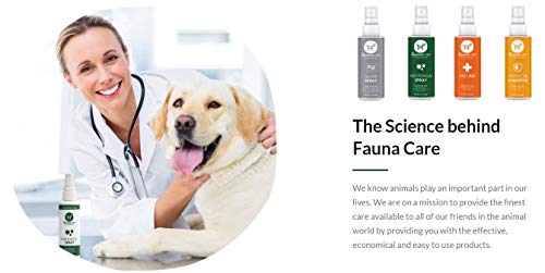 Fauna Care Equine Protect & Condition Spray 4.5 oz to Heal & Soothe Wounds, Cuts, Scrapes, Scratches, Post-Op; Prevent Infection, Irritation, Pain; Veterinarian Recommended Wound Care