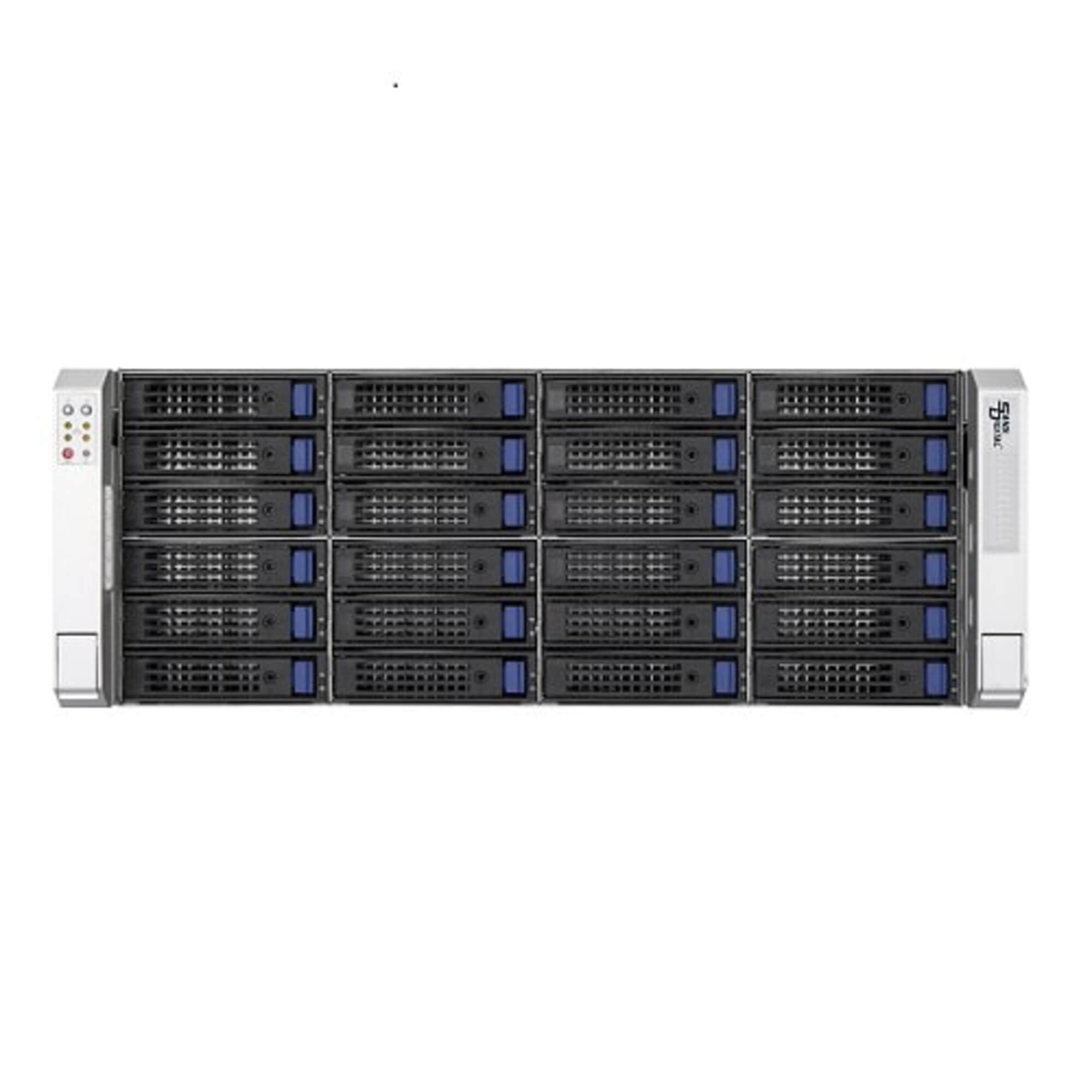 Sans Digital RS-Series RS424X12 4U 24 Bay SAS Expander JBOD with Redundant Power Supply