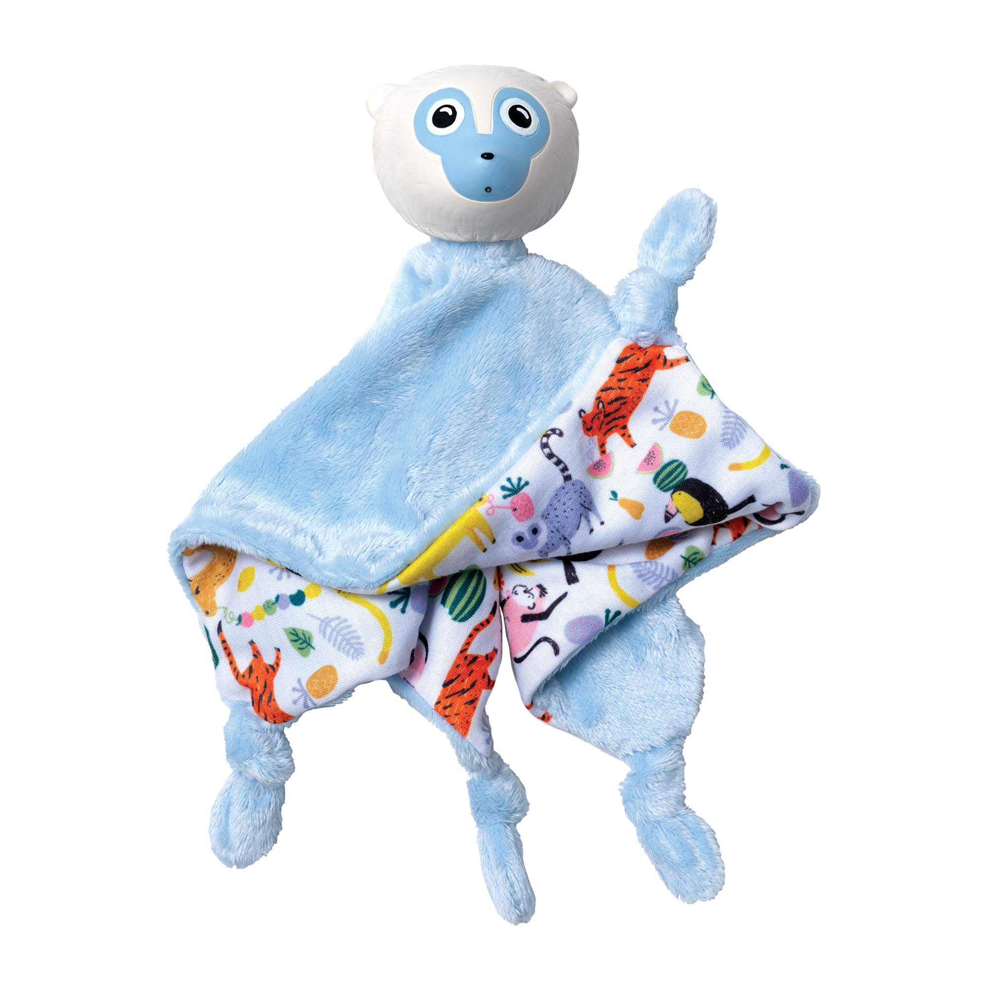 Manhattan Toy Fruity Paws Lemmy Lemur Baby Soothing Lovie with 100% Natural Rubber Head Teething Toy