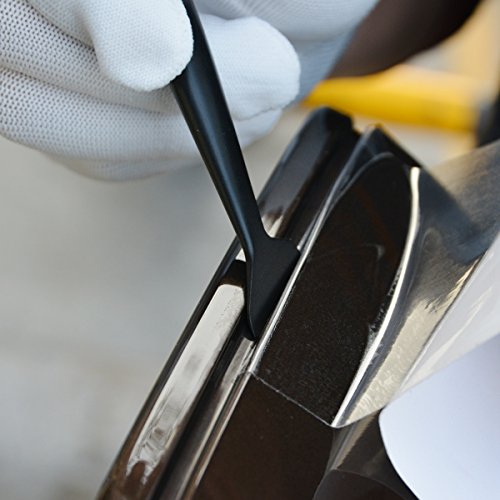 EHDIS Vinyl Wrap Stick 3 Pieces Micro Wrap Squeegee Stick Vinyl Applicator Tool Set for Vinyl Wrap Installation,Graphic Application,Seam Tucking & Finishing,Film into The Smallest Gaps, Car Wrapping