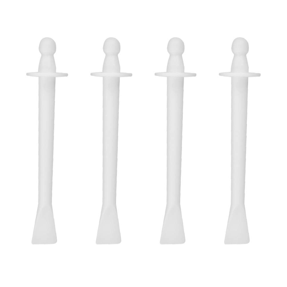 Healifty 10pcs Nose Wax Applicator Sticks Nose Wax Sticks for Adults (White)